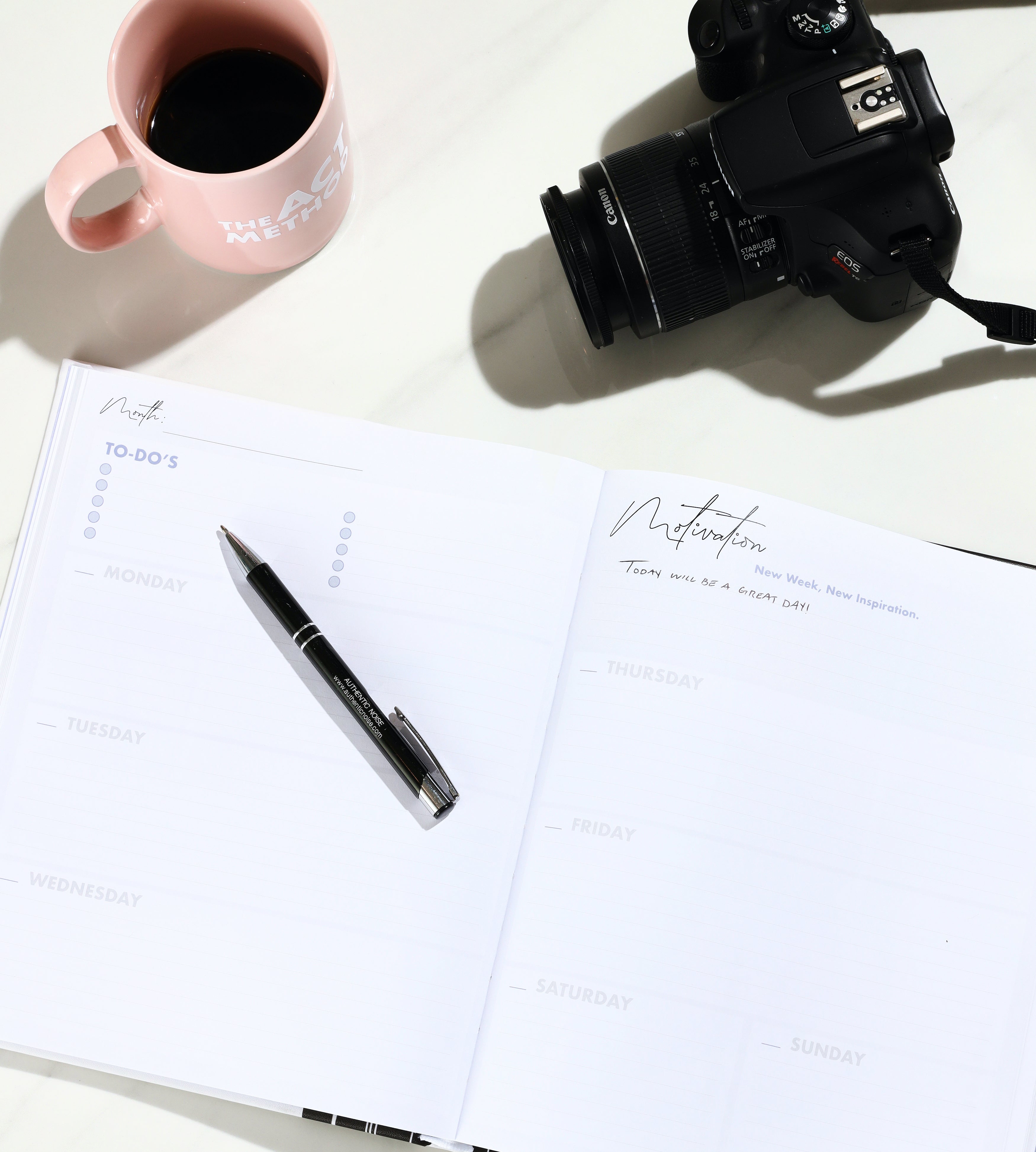 The ACT Method Planner for Entrepreneurs | Undated Planner